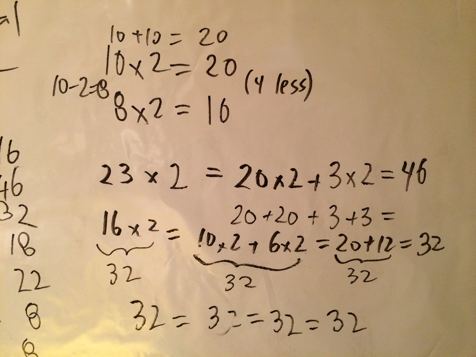 Math Thinking – Sharing thinking about math from students